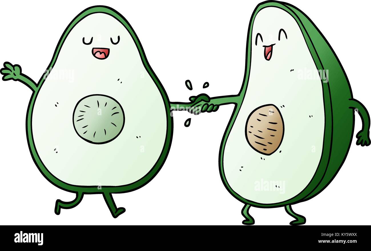 cartoon dancing avocados Stock Vector Image & Art - Alamy