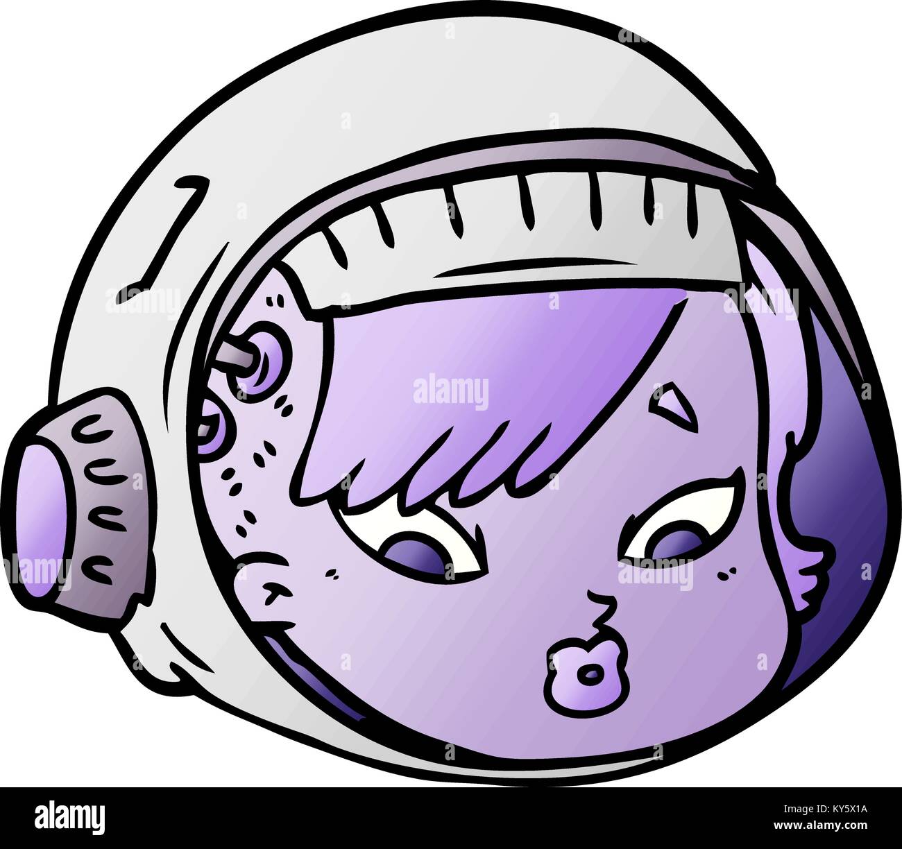cartoon astronaut face Stock Vector Image & Art - Alamy