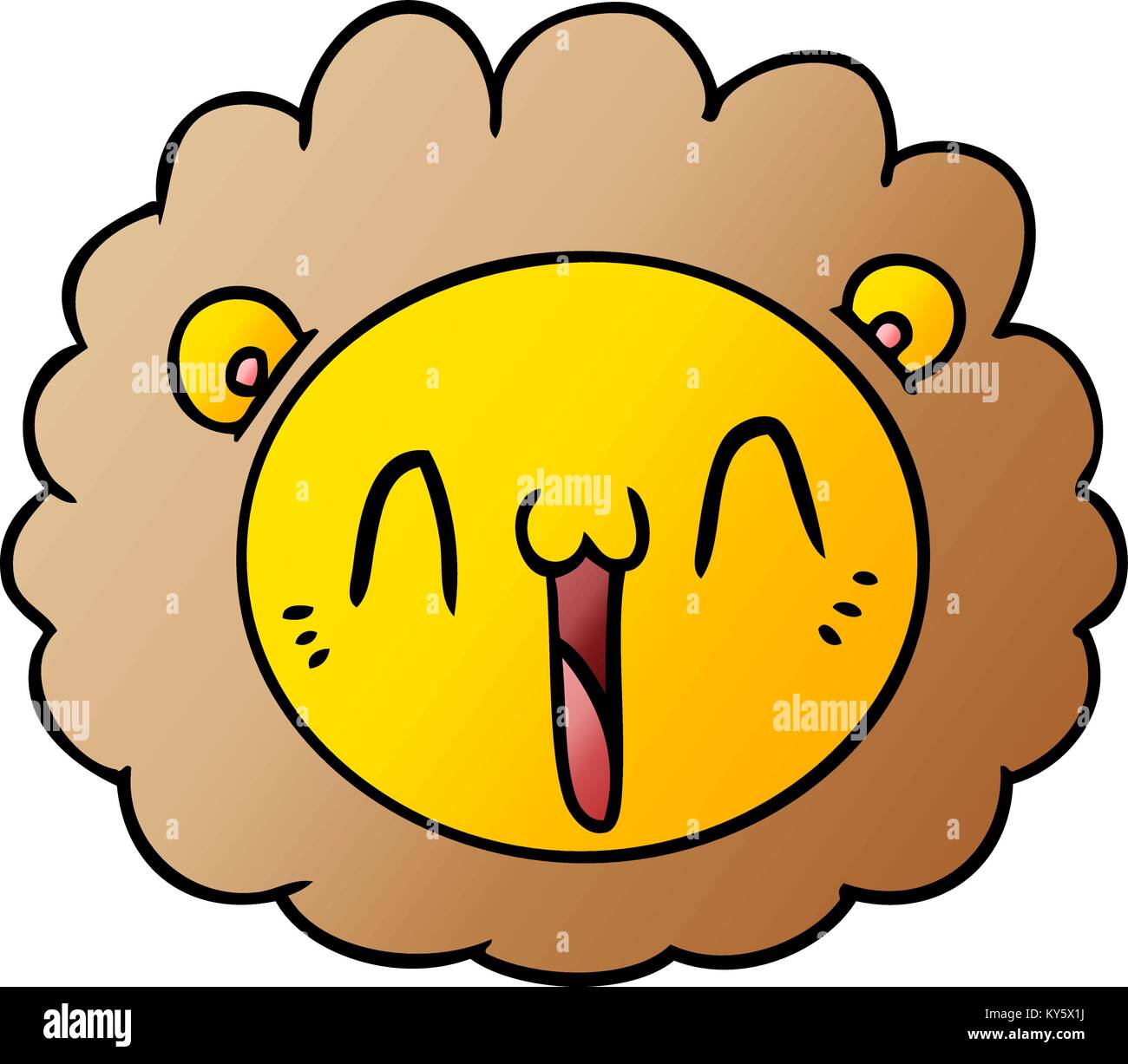cartoon lion face Stock Vector Image & Art - Alamy