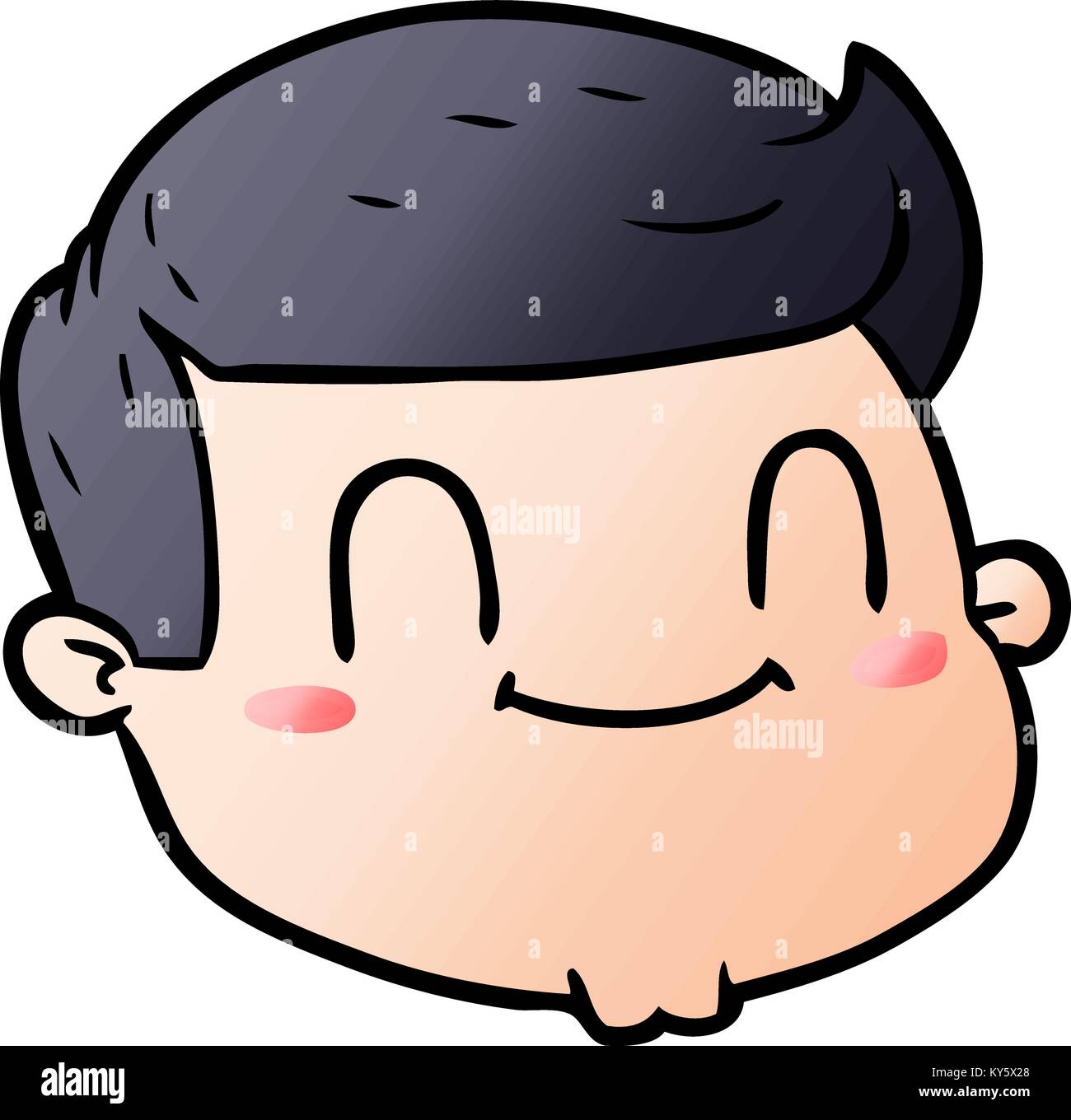 cartoon male face Stock Vector Image & Art - Alamy