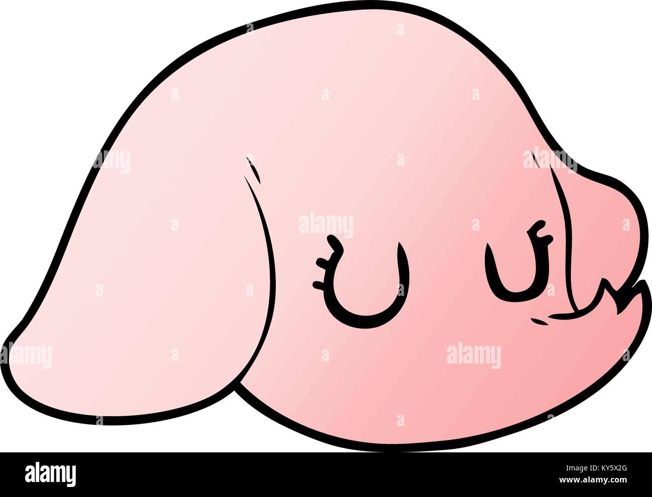 cartoon elephant face Stock Vector Image & Art - Alamy