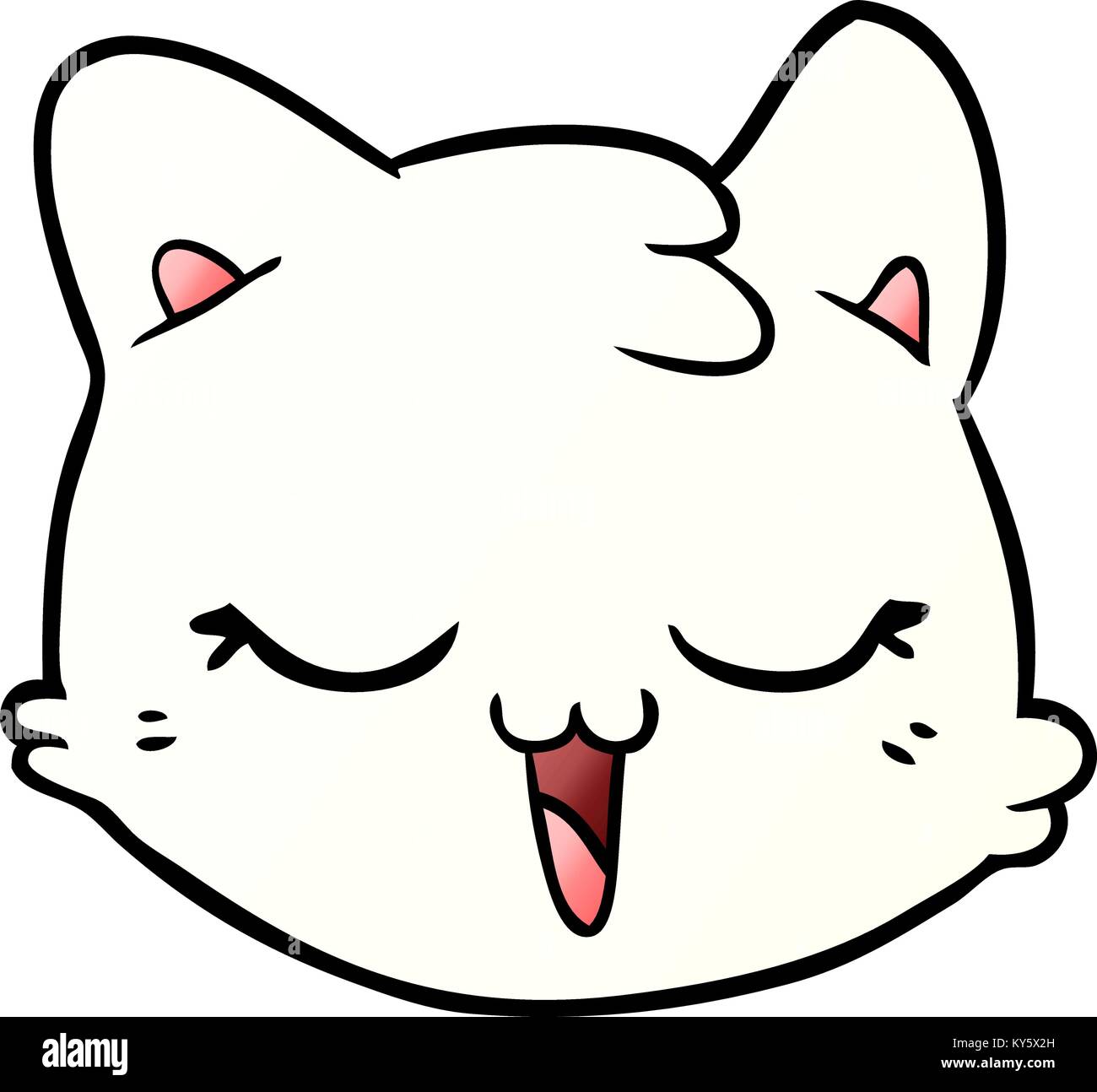 cartoon cat face Stock Vector Image & Art - Alamy