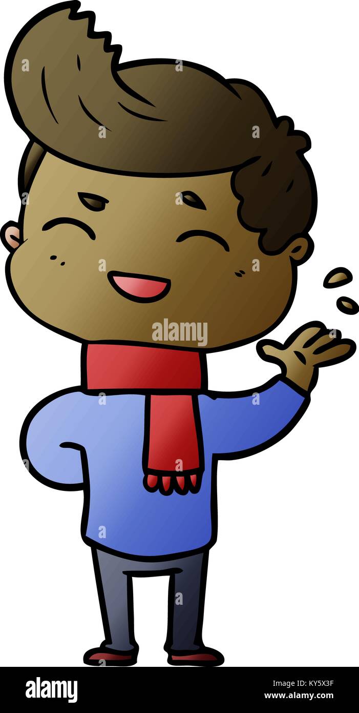 cartoon man laughing Stock Vector Image & Art - Alamy