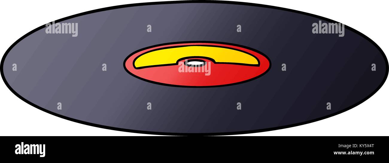 cartoon old vinyl record Stock Vector Image & Art - Alamy