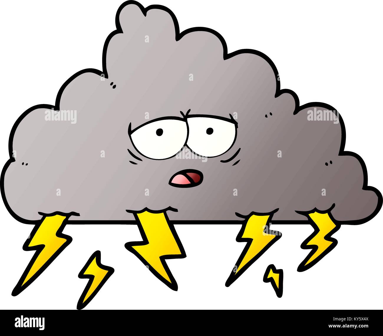 Cartoon Thunderstorm