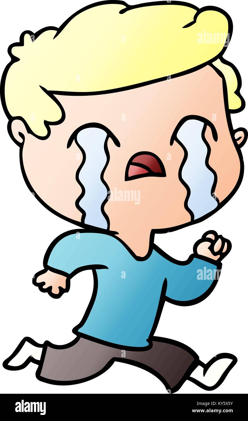cartoon man crying Stock Vector Image & Art - Alamy