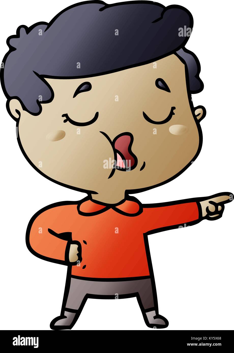 cartoon man talking Stock Vector Image & Art - Alamy