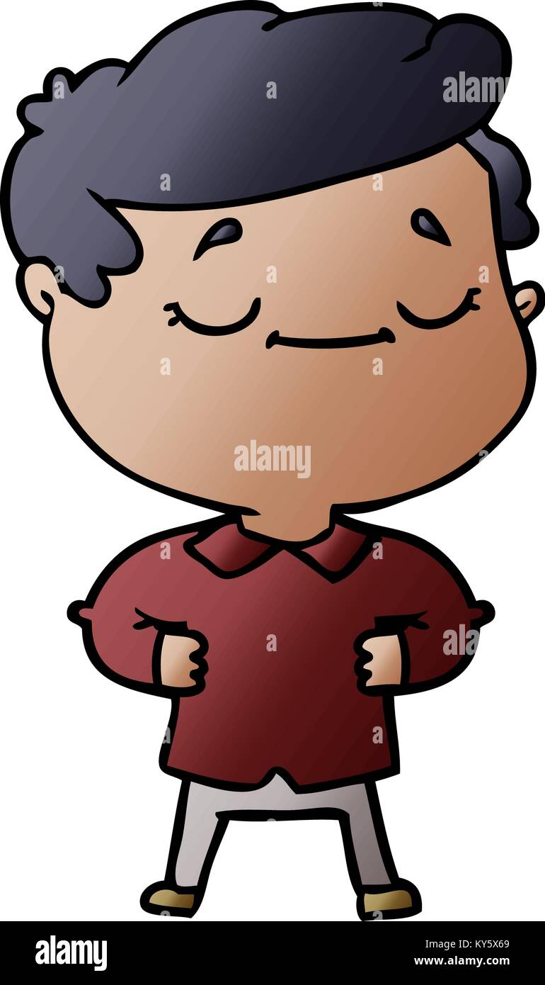 cartoon proud man Stock Vector Image & Art - Alamy