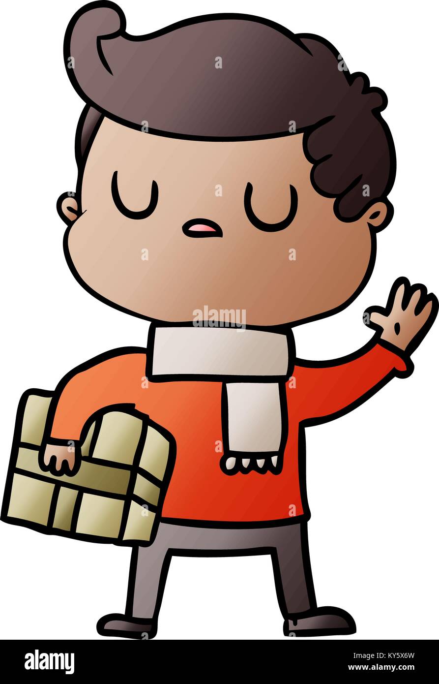 cartoon aloof man Stock Vector Image & Art - Alamy