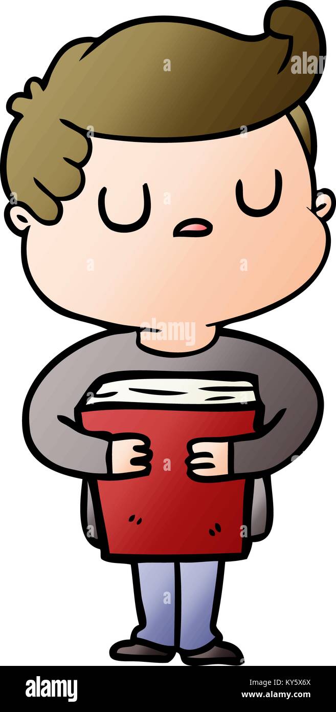 cartoon aloof man Stock Vector Image & Art - Alamy