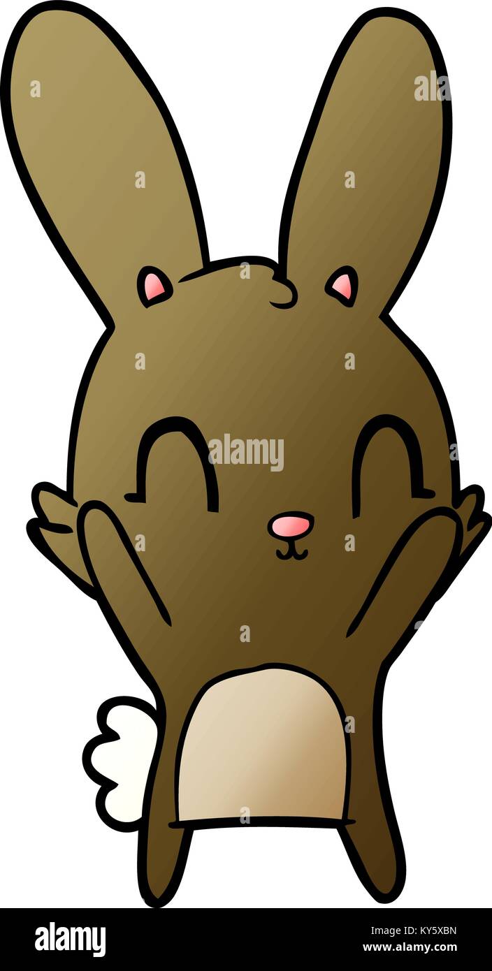 cute cartoon rabbit Stock Vector Image & Art - Alamy