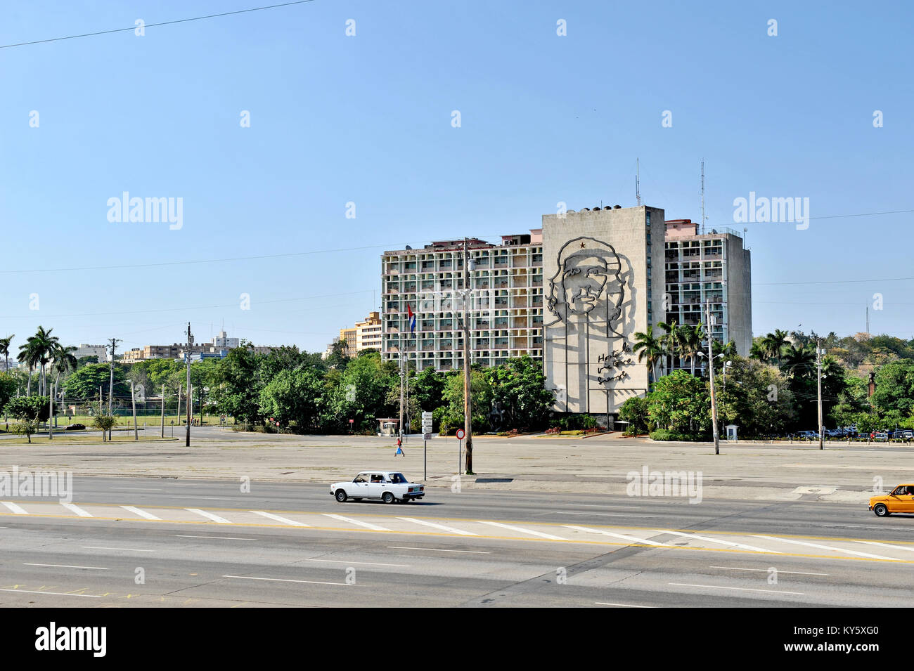 HAVANA, CUBA, MAY 11, 2009. The Revolution Square, in Havana, Cuba, on ...