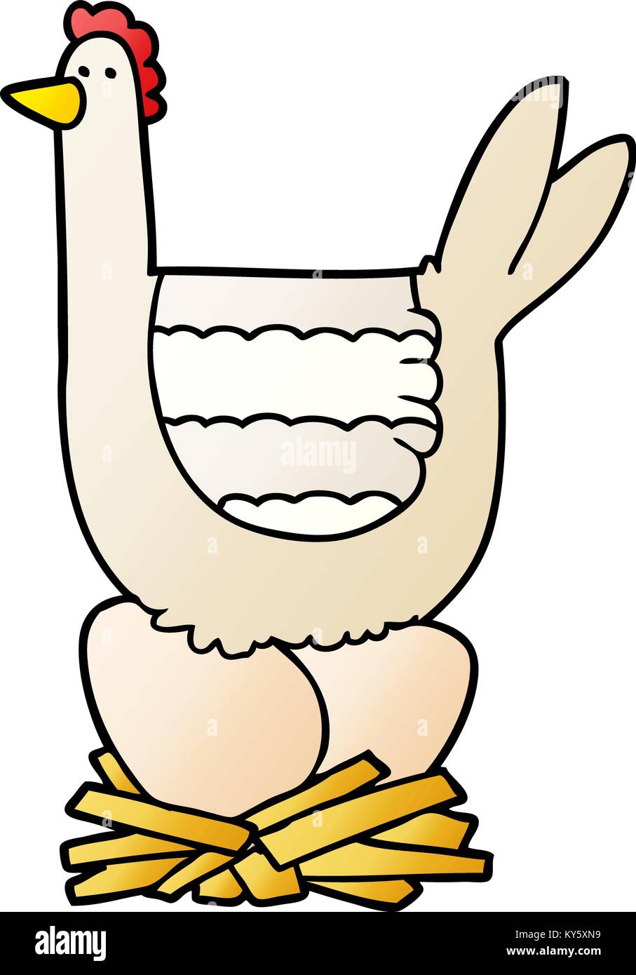 Brooding hen Stock Vector Images - Alamy