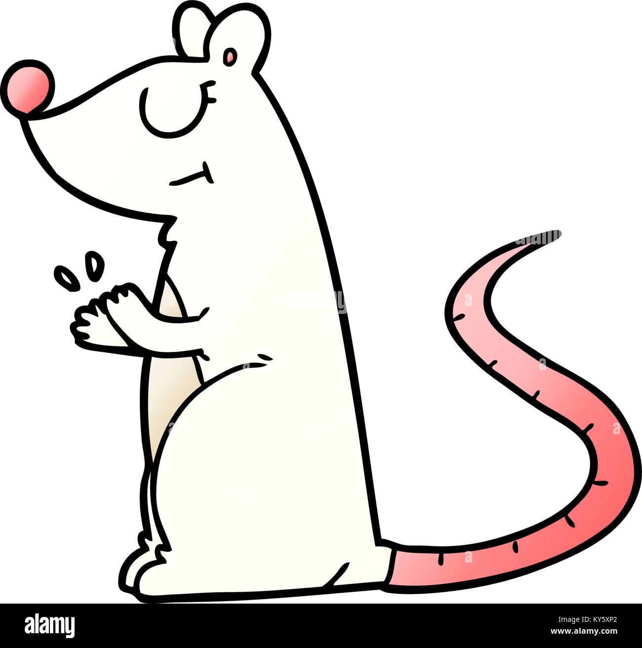 cartoon white mouse Stock Vector Image & Art - Alamy