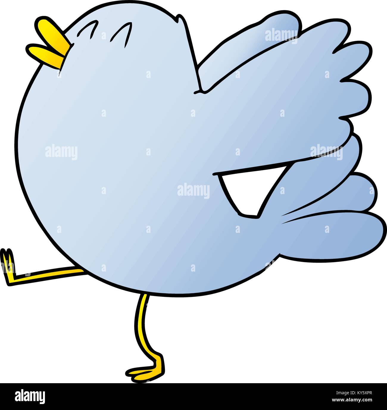 cartoon flapping bird Stock Vector Image & Art - Alamy