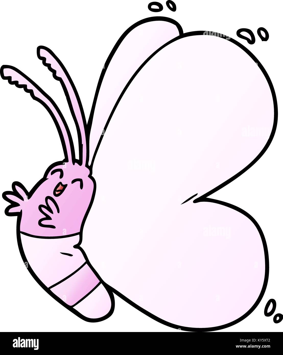 funny cartoon butterfly Stock Vector Image & Art - Alamy