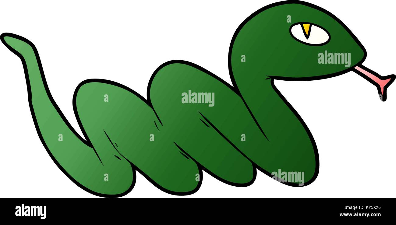 cartoon slithering snake Stock Vector Image & Art - Alamy