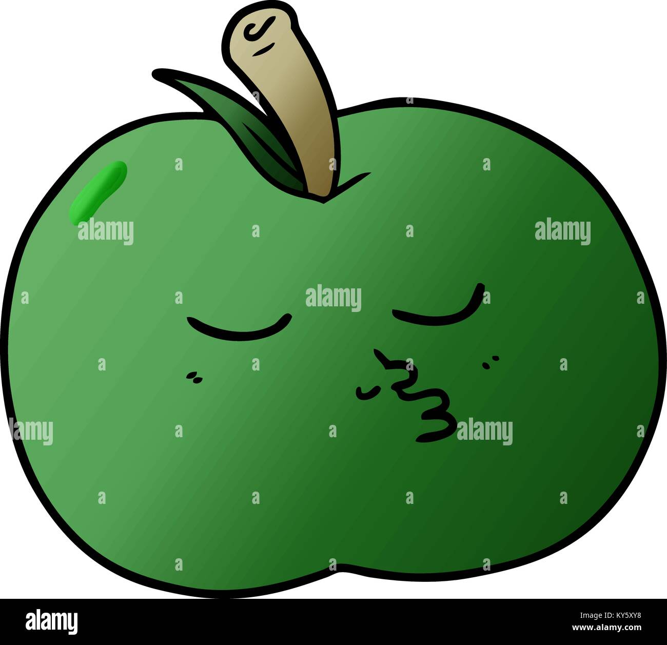 cartoon high quality apple Stock Vector Image & Art - Alamy