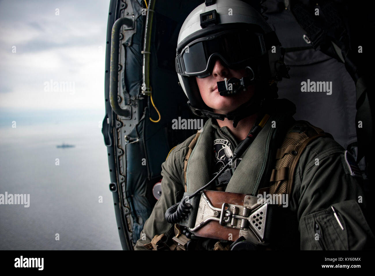 YOKOSUKA, Japan (Aug. 10, 2017) Naval Aircrewman (Tactical Helicopter ...