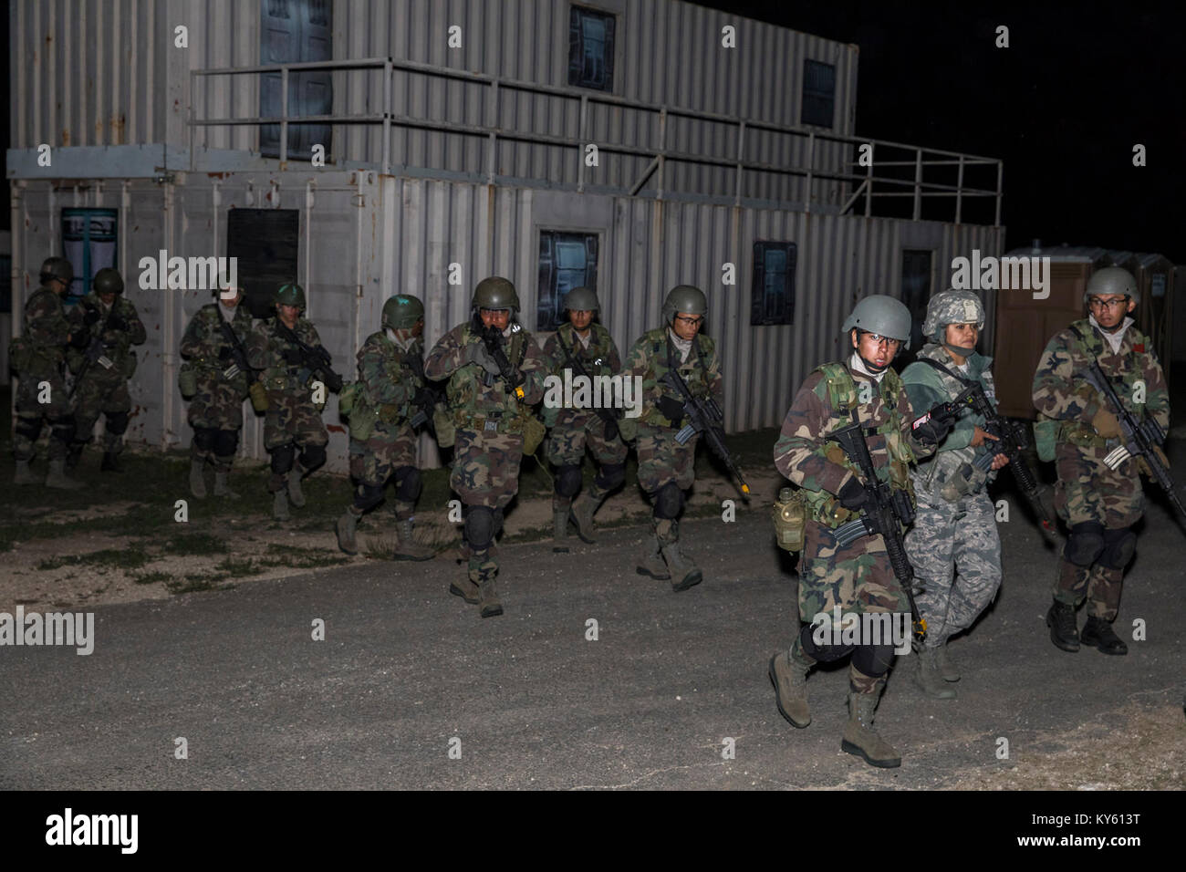 Students from the Inter-American Air Force Academy’s 837th Training ...