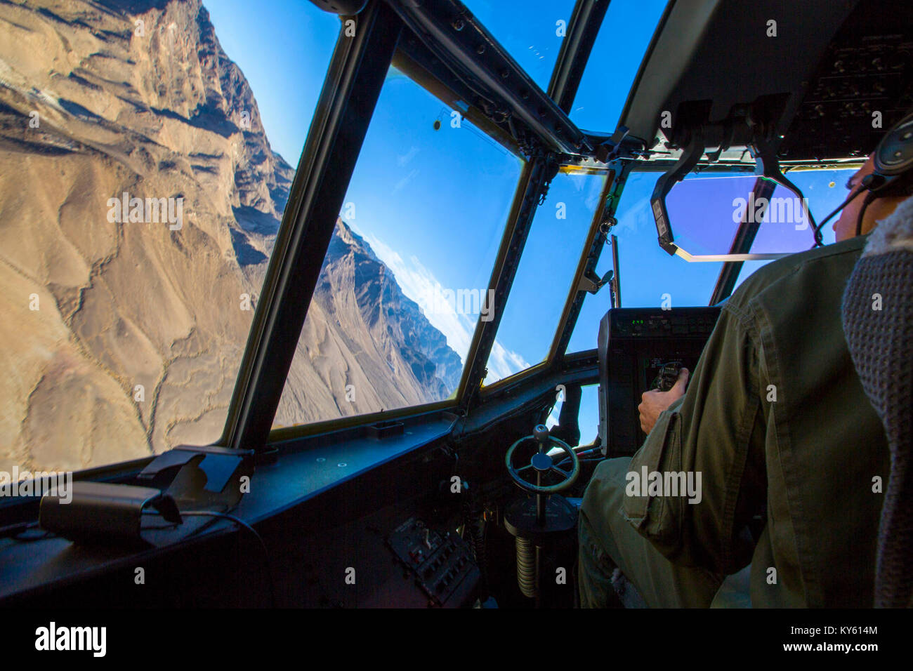 U.S. Marine Corps 1st Lt. Eric Brown, a KC130-J Hercules pilot with ...