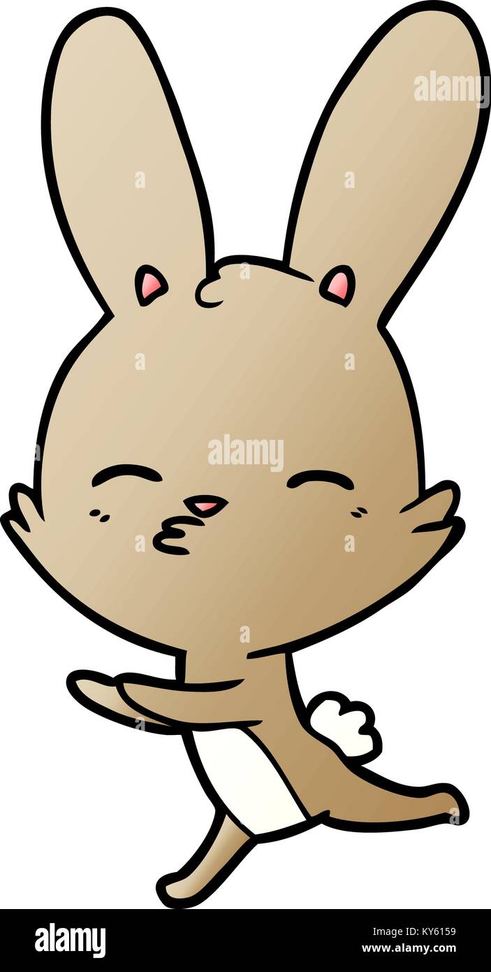 curious bunny cartoon Stock Vector Image & Art - Alamy