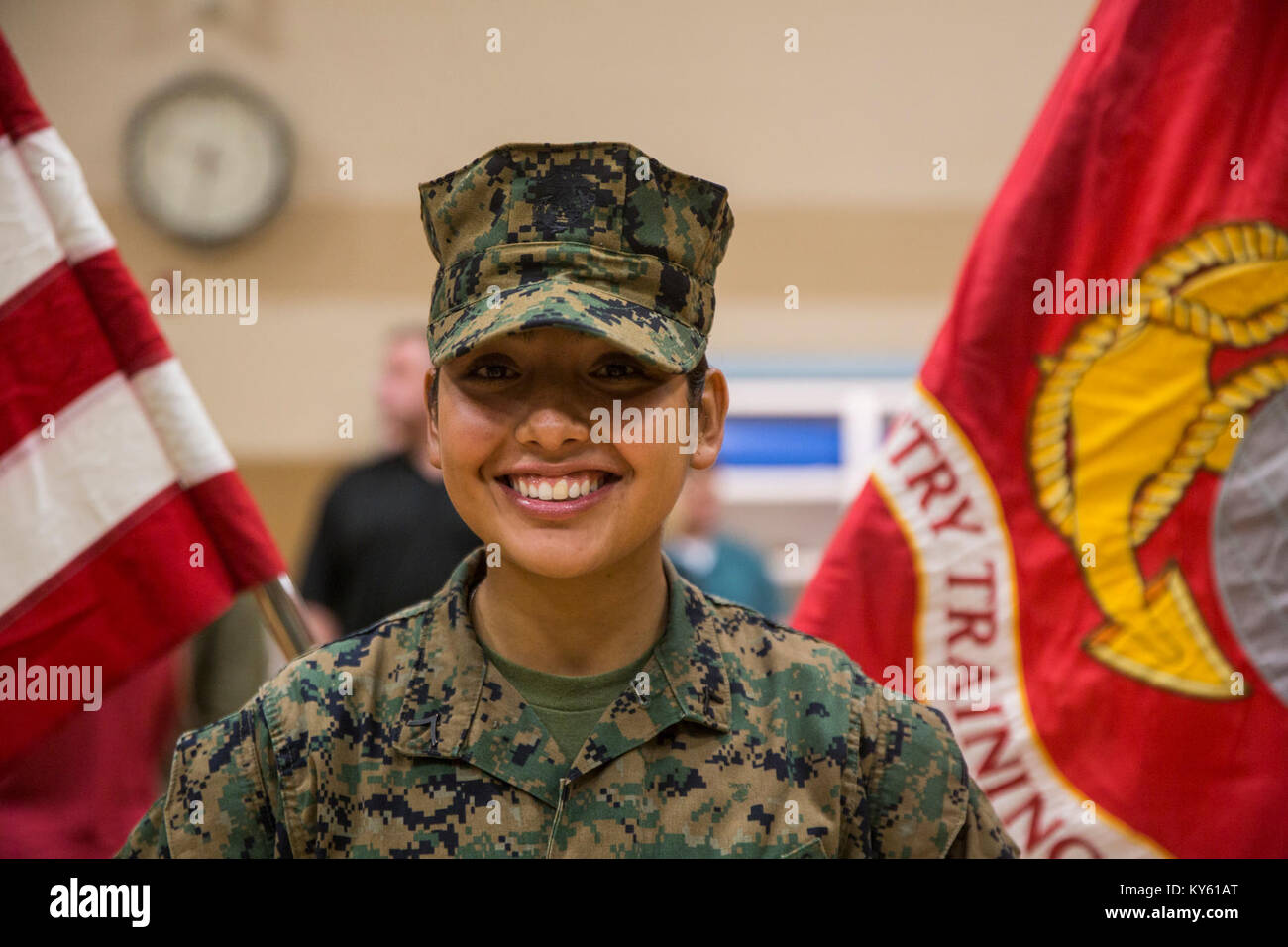 Pfc. Yolanda Vigil after graduating from the Infantry Training ...