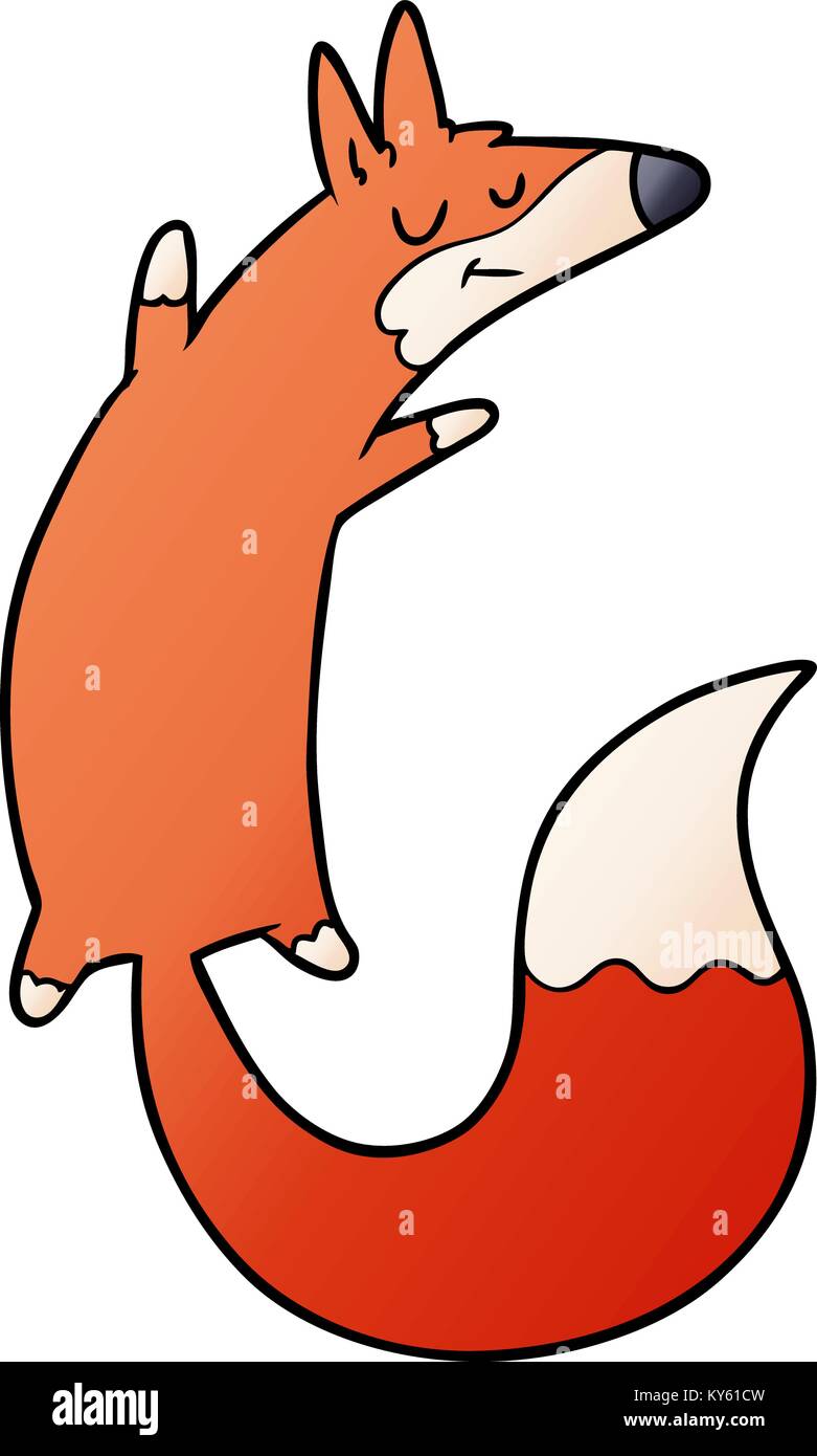 cartoon jumping fox Stock Vector Image & Art - Alamy