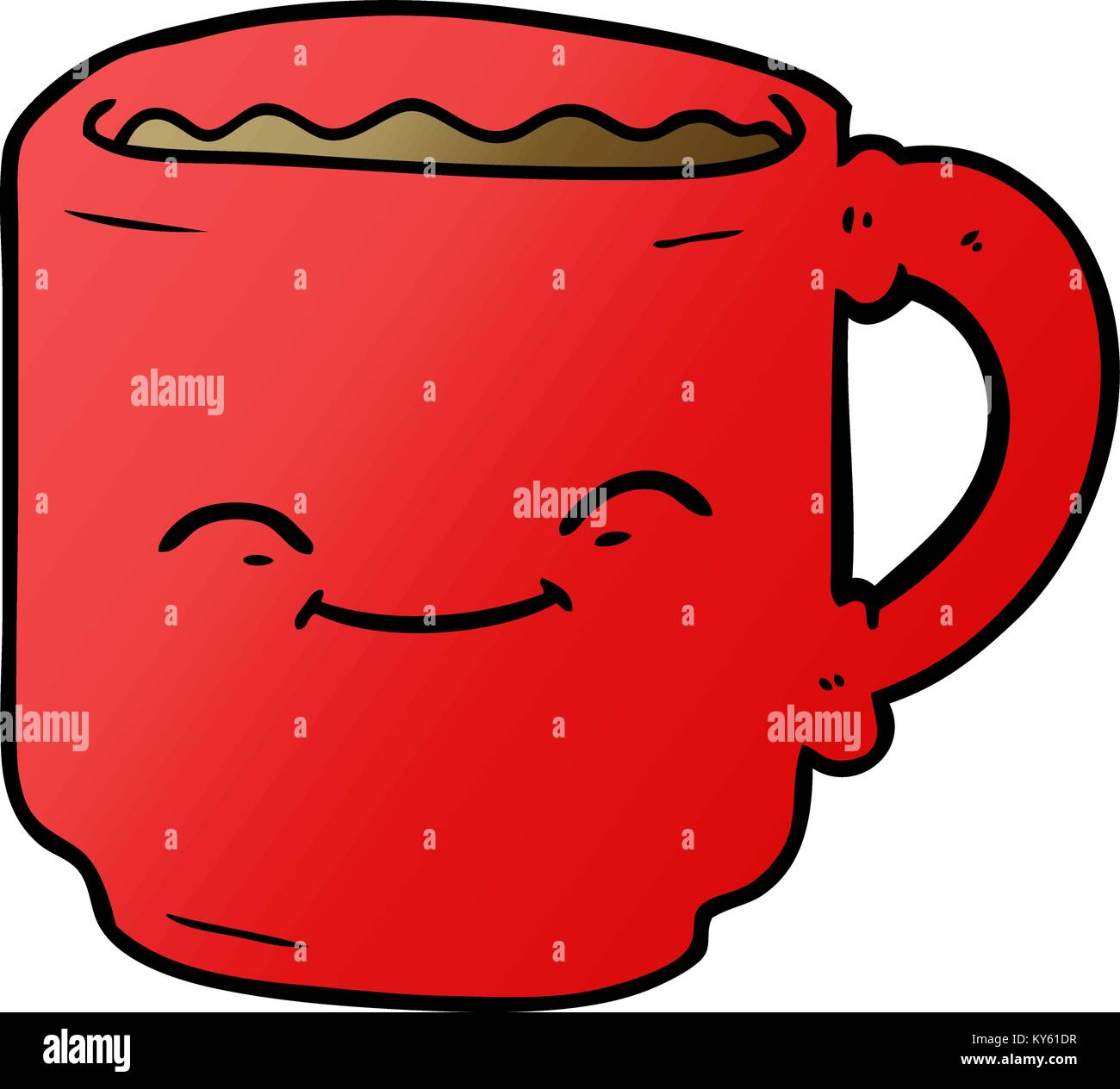 cartoon coffee mug Stock Vector Image & Art - Alamy