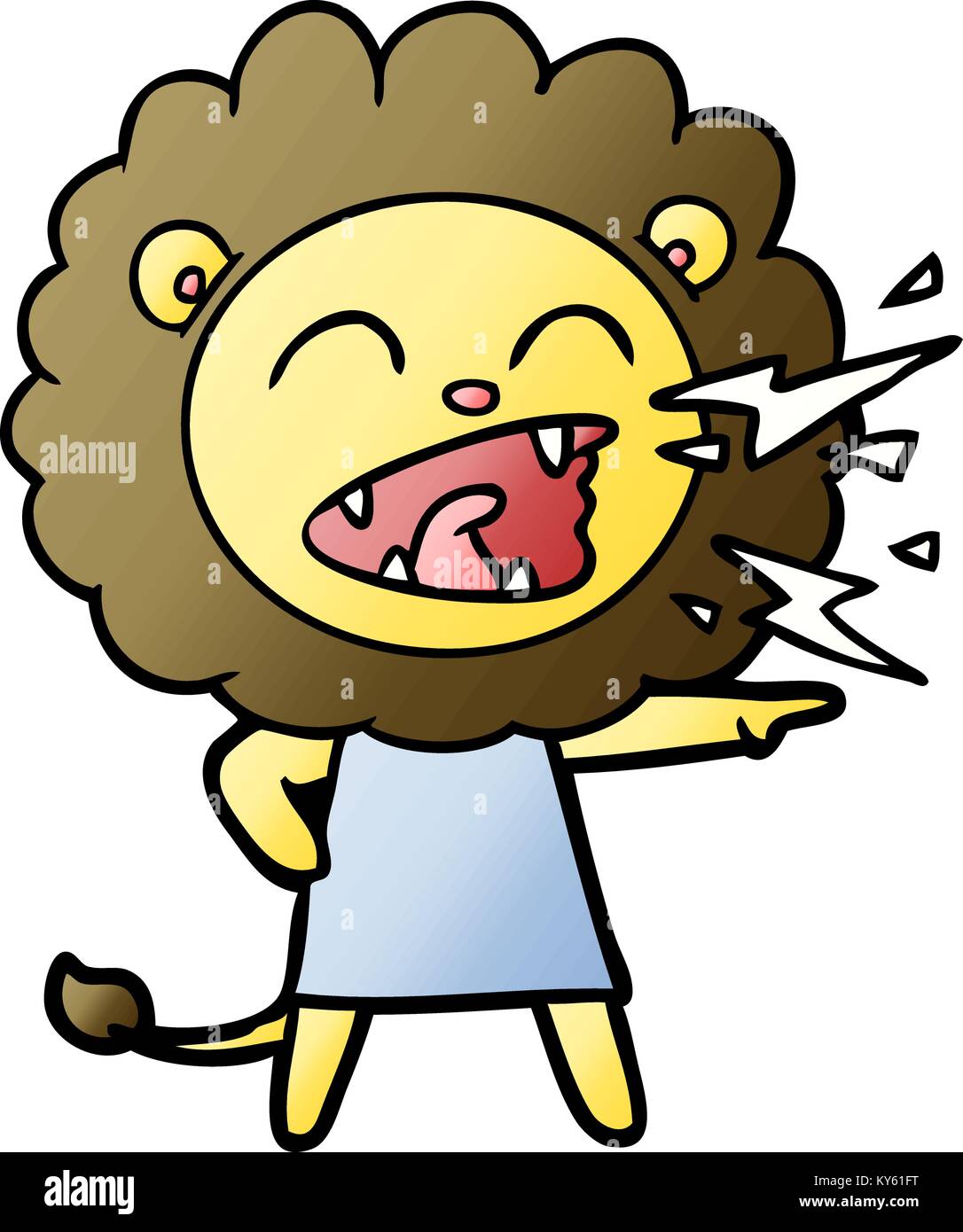 Roaring girl Stock Vector Images - Alamy
