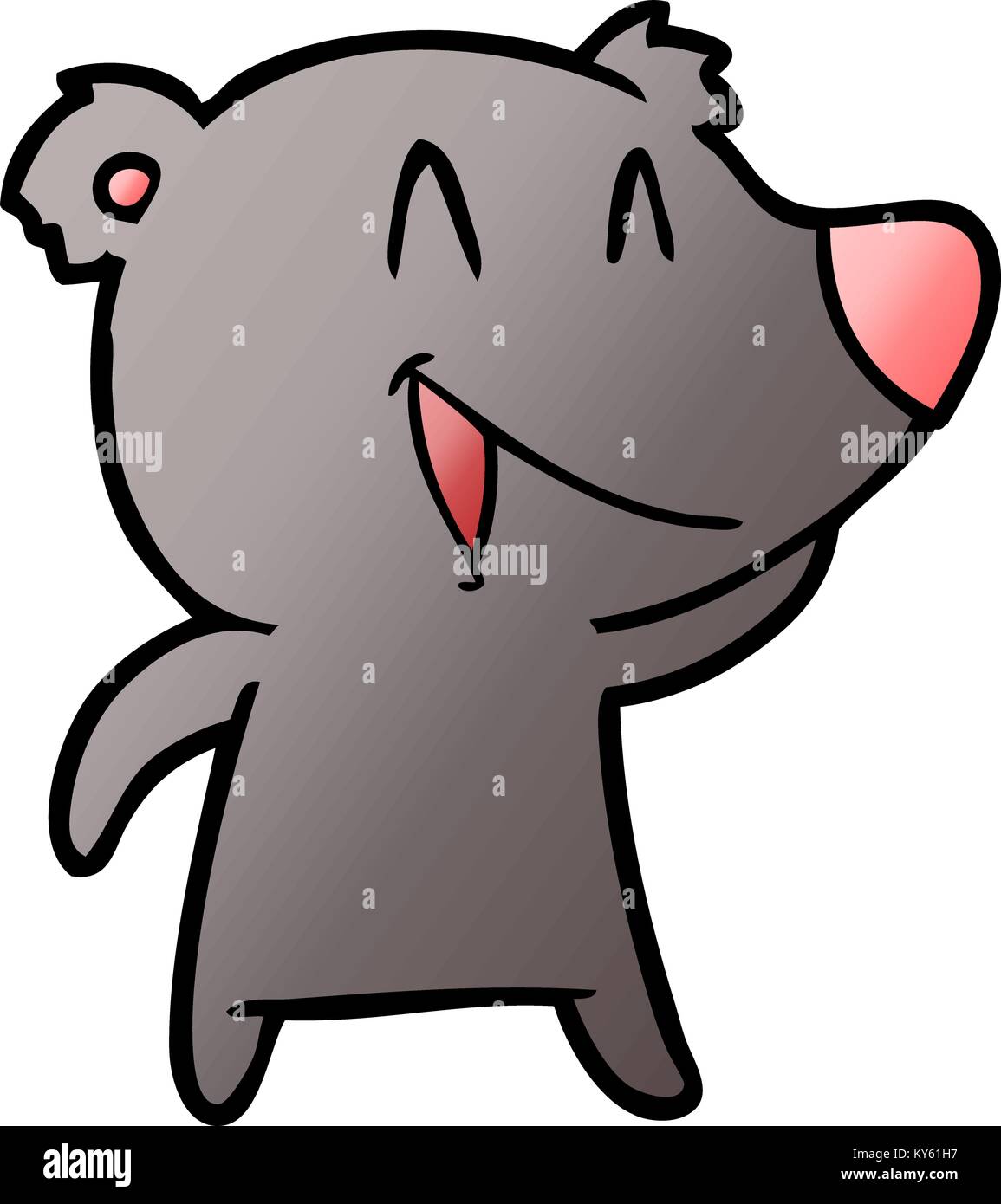 laughing bear cartoon Stock Vector Image & Art - Alamy