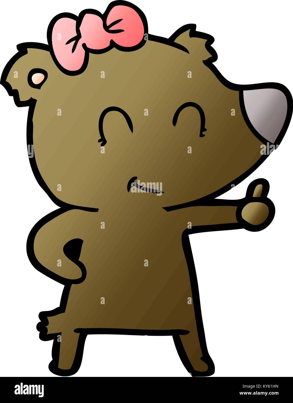 female bear cartoon Stock Vector Image & Art - Alamy