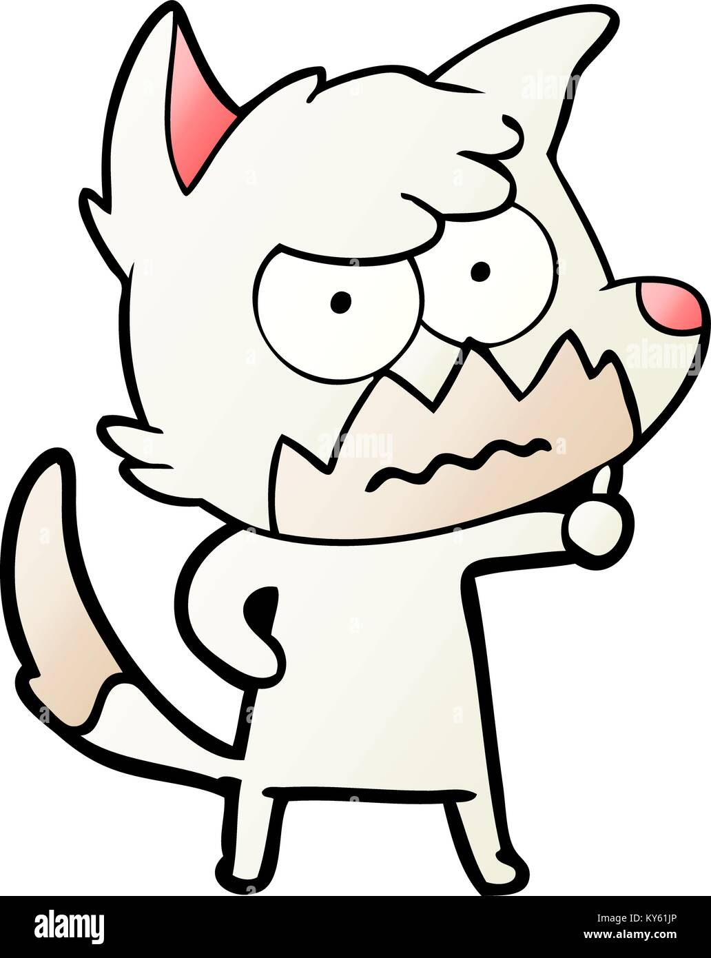 cartoon annoyed fox Stock Vector Image & Art - Alamy