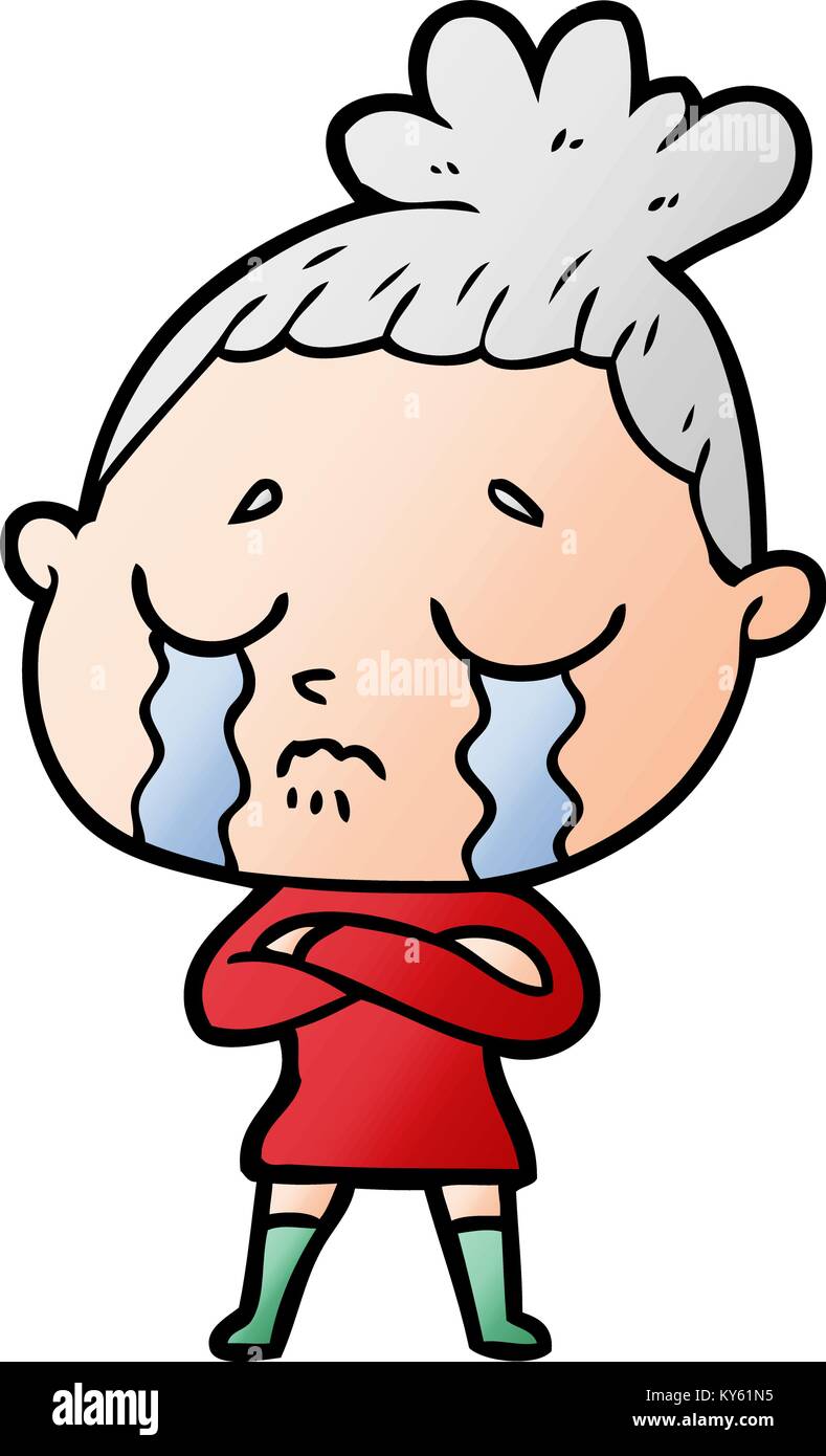 cartoon crying woman Stock Vector Image & Art - Alamy