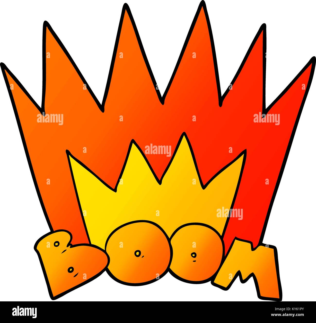cartoon boom sign Stock Vector Image & Art - Alamy