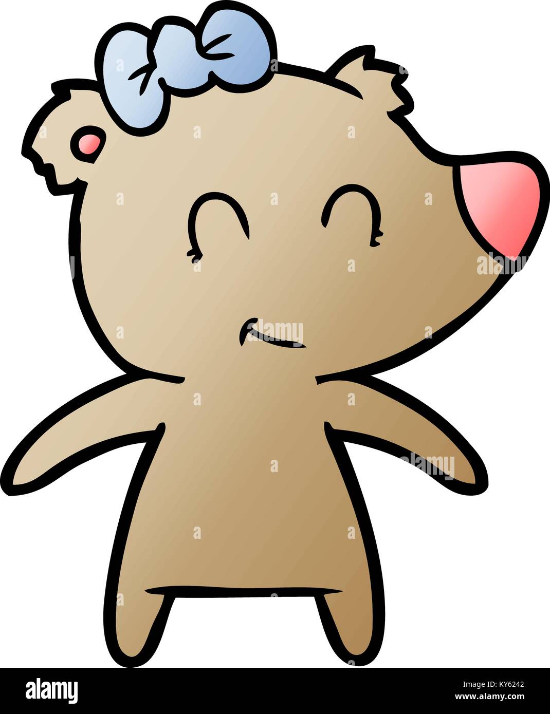 female bear cartoon Stock Vector Image & Art - Alamy