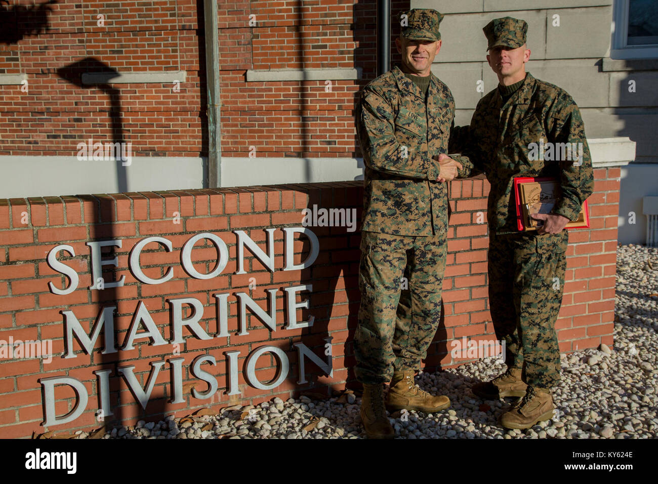 U.S. Marine Corps Maj. Gen. John K. Love, commanding general, 2nd ...