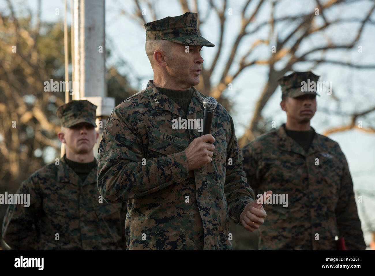 U.S. Marine Corps Maj. Gen. John K. Love, commanding general, 2nd ...