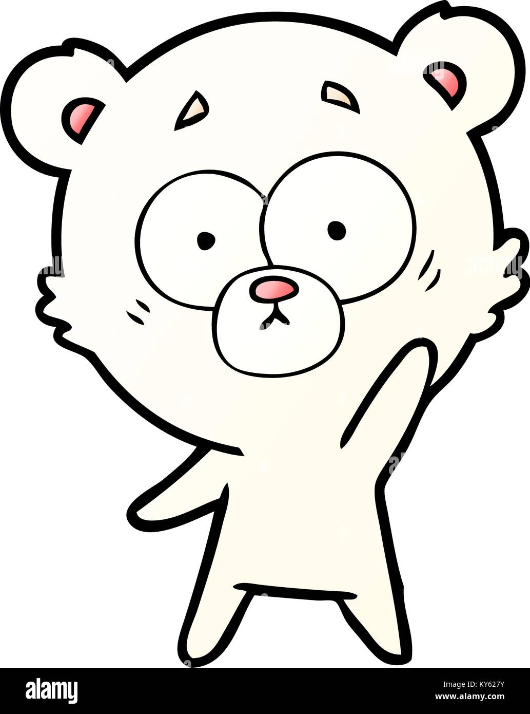 surprised polar bear cartoon Stock Vector Image & Art - Alamy