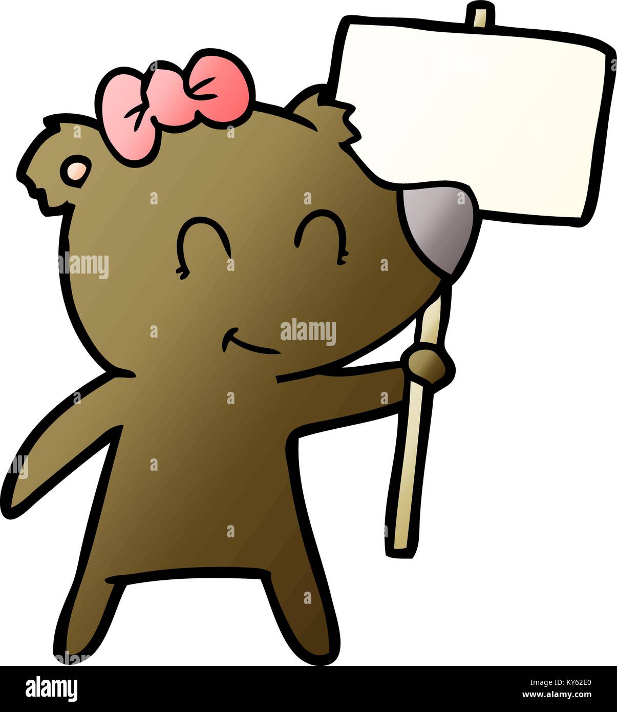 female bear cartoon Stock Vector Image & Art - Alamy