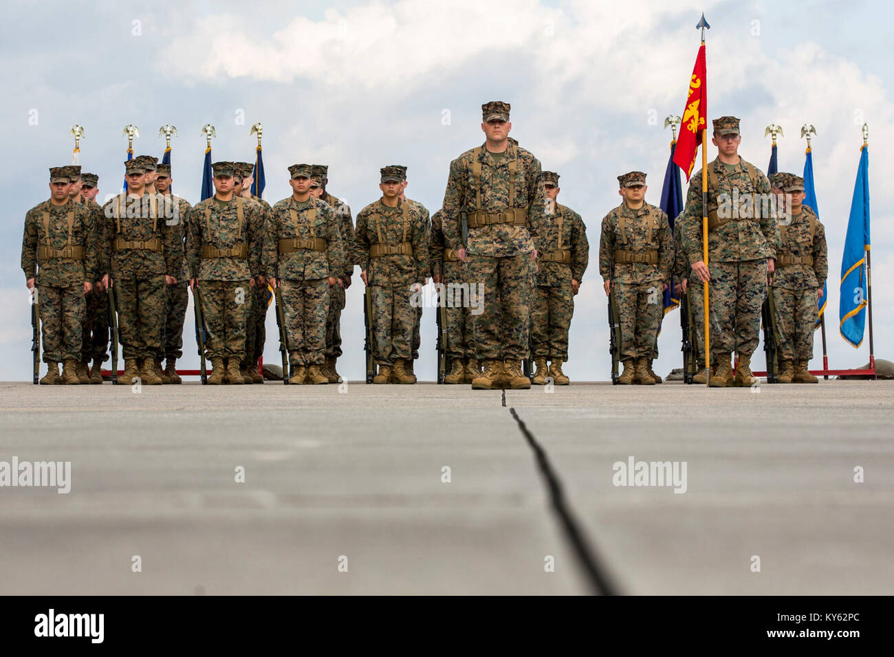 U.S. Marines with the Marine Aviation Logistics Squadron (MALS) 36, 1st ...