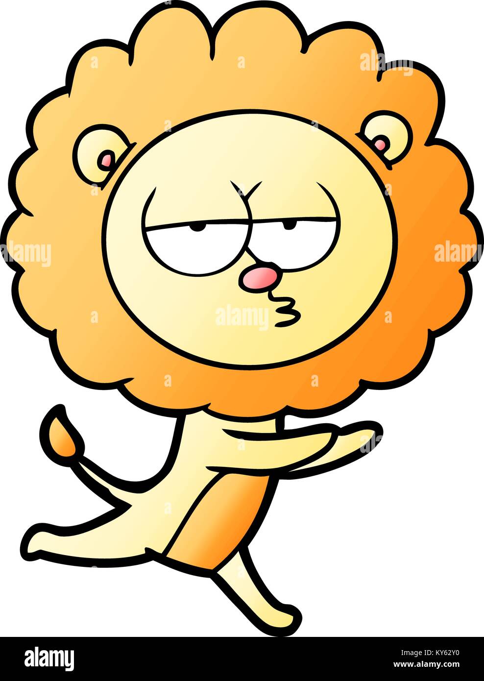 cartoon running lion Stock Vector Image & Art - Alamy