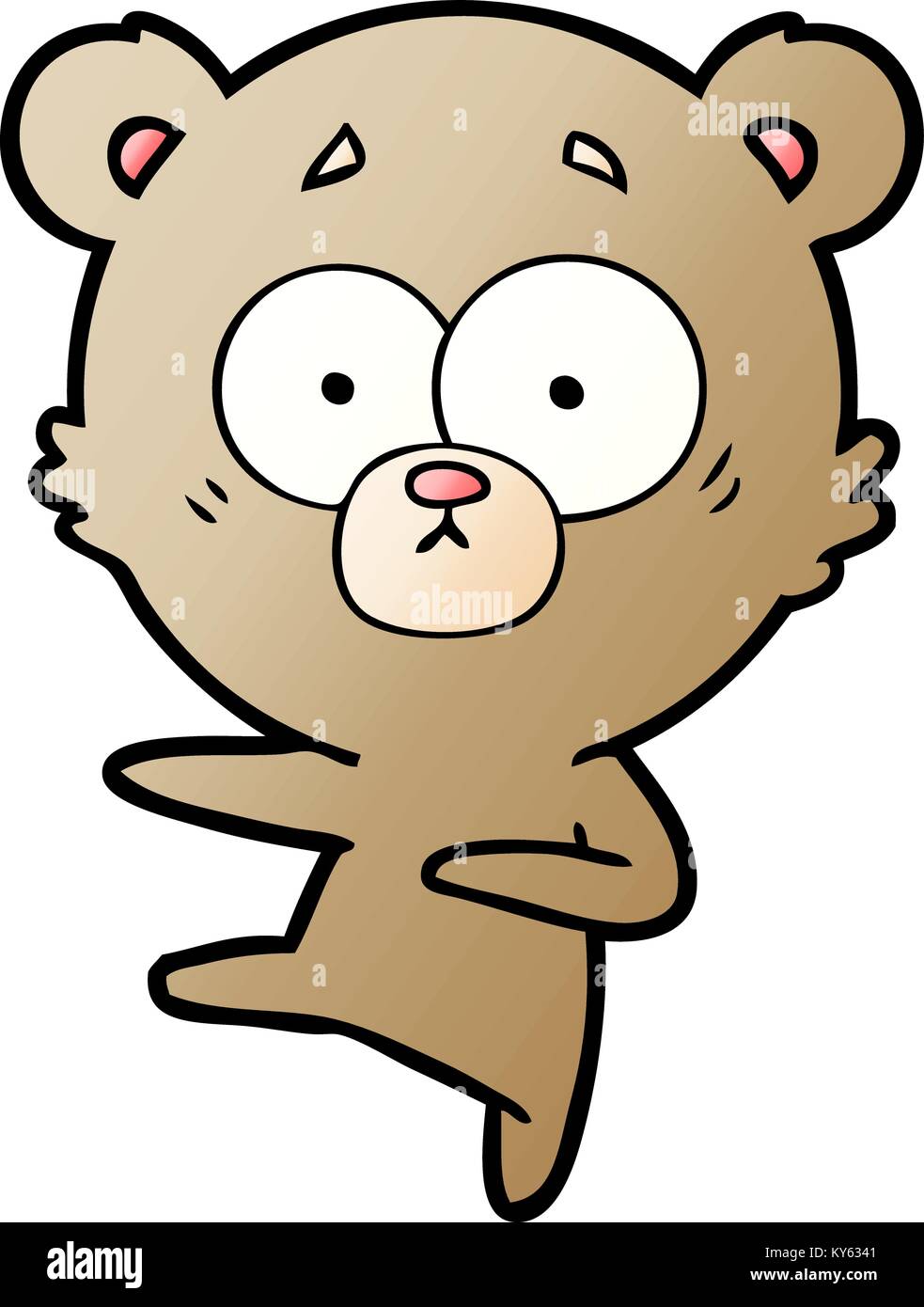 Nervous Cartoon Animal