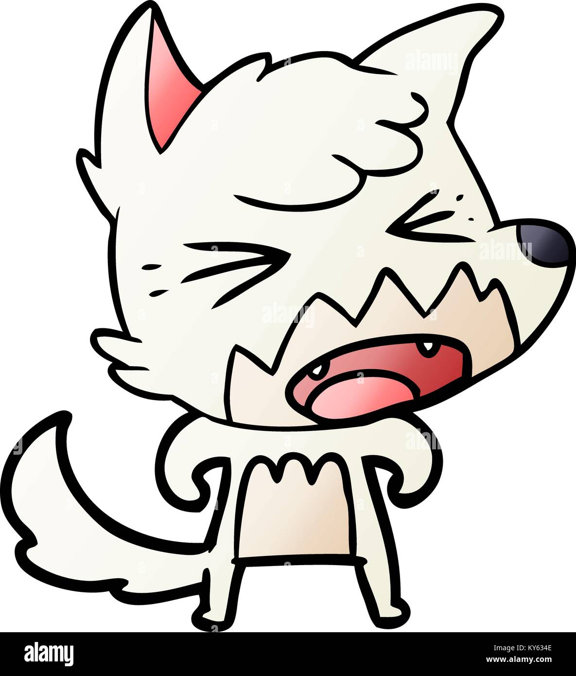 angry cartoon fox Stock Vector Image & Art - Alamy