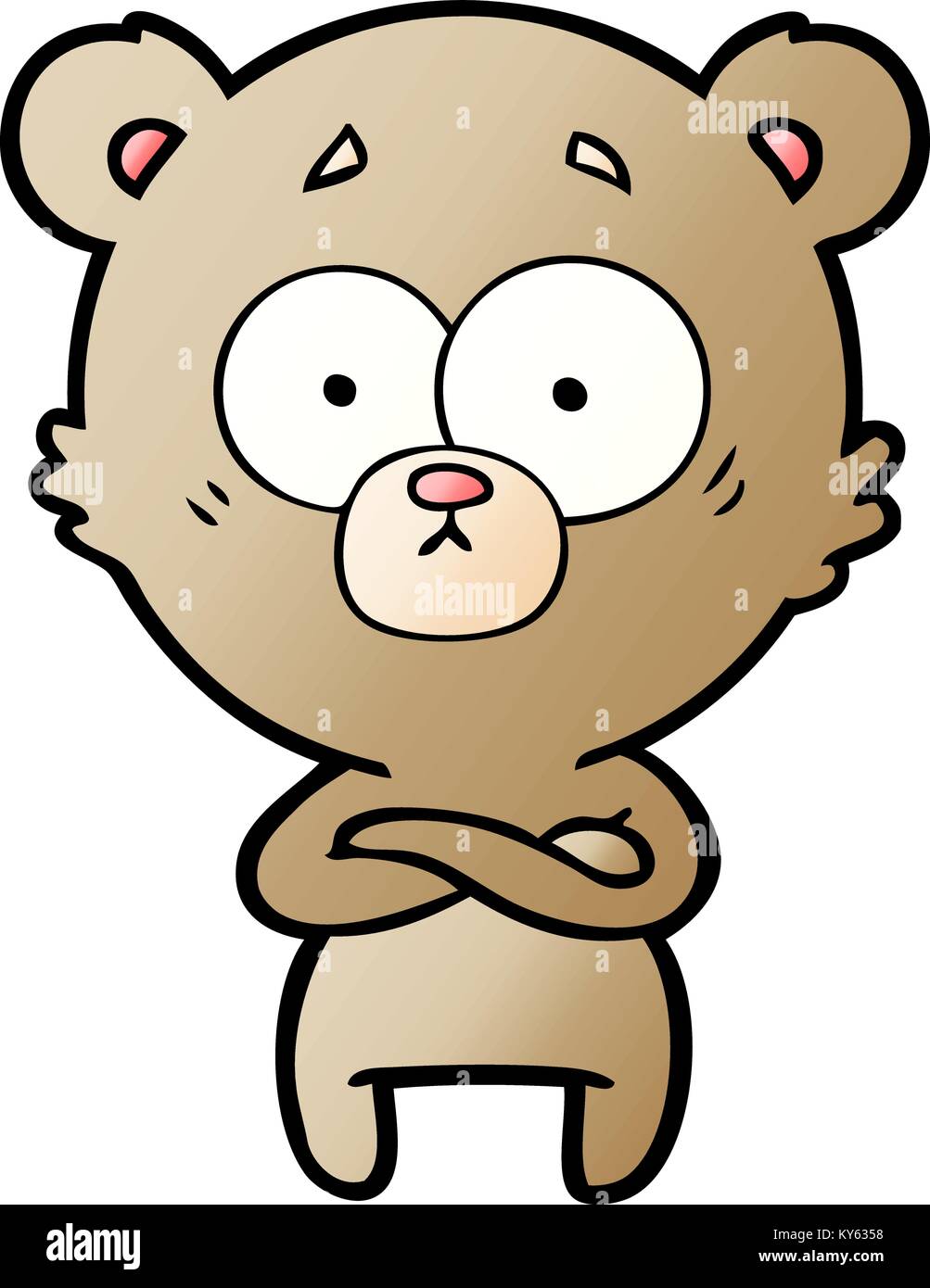surprised bear cartoon Stock Vector Image & Art - Alamy