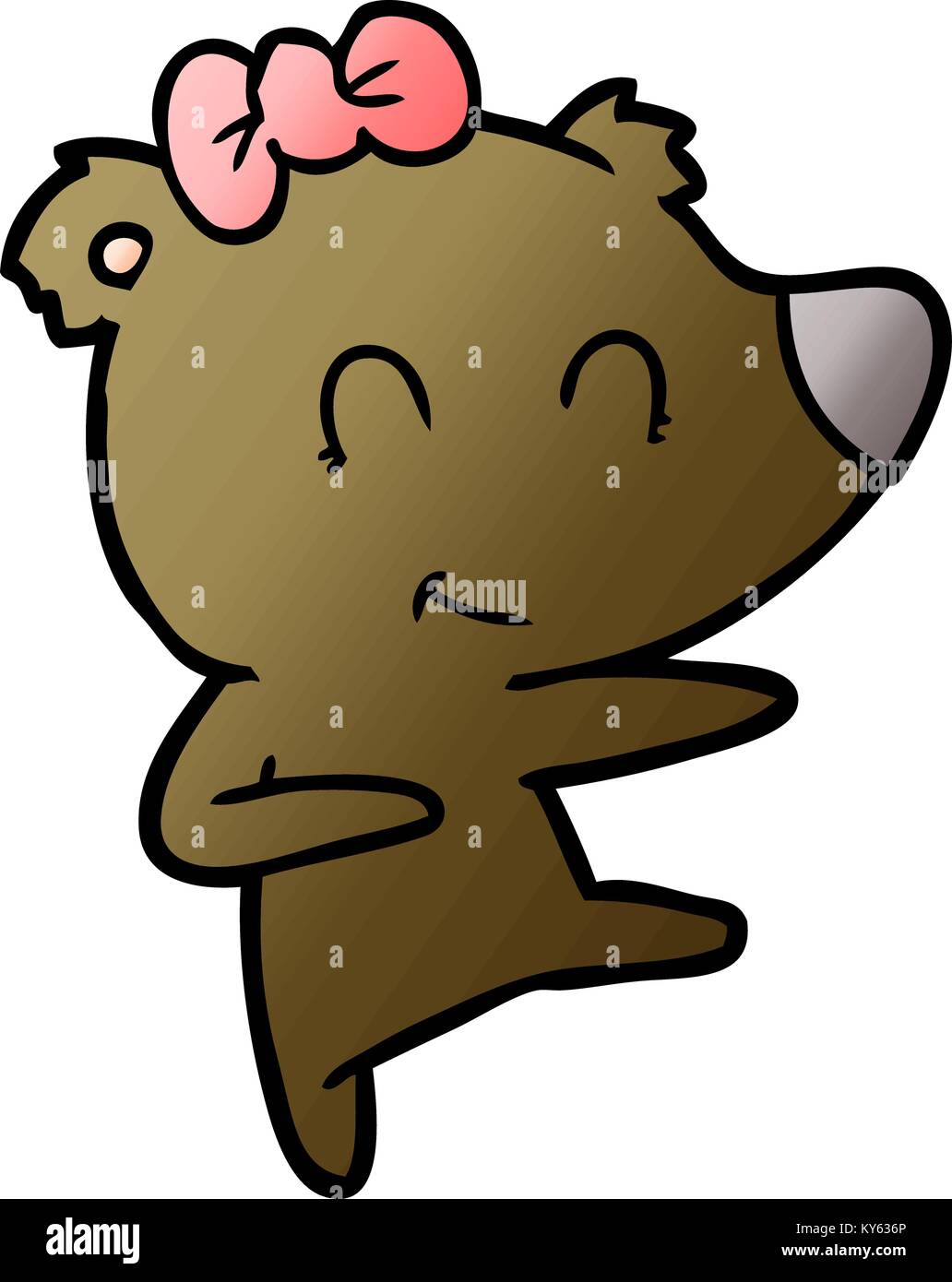 female bear cartoon Stock Vector Image & Art - Alamy