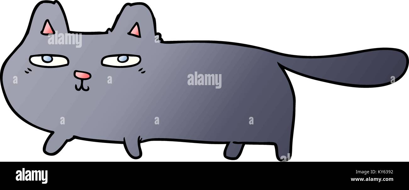 cartoon sly cat Stock Vector Image & Art - Alamy