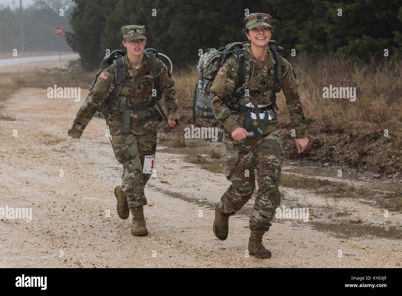 Brooke Army Medical Center Soldiers participate in a 12-Mile Ruck Run ...