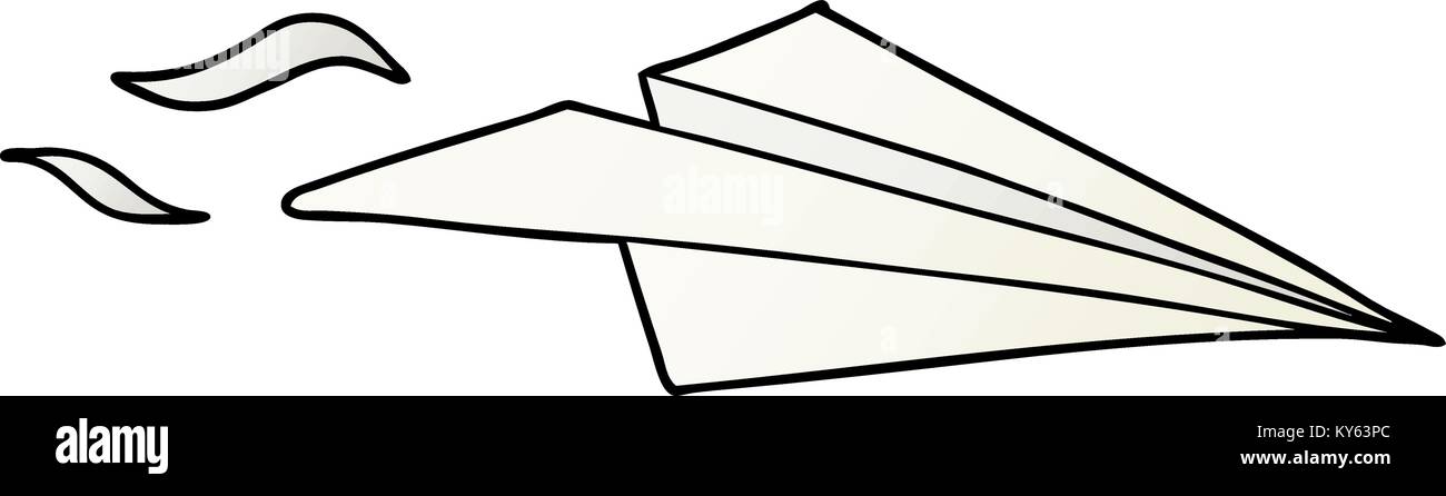 cartoon paper airplane Stock Vector Image & Art - Alamy
