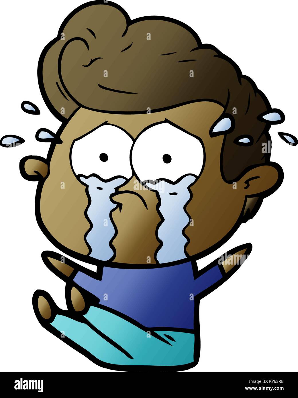 Sat on the floor Stock Vector Images - Alamy